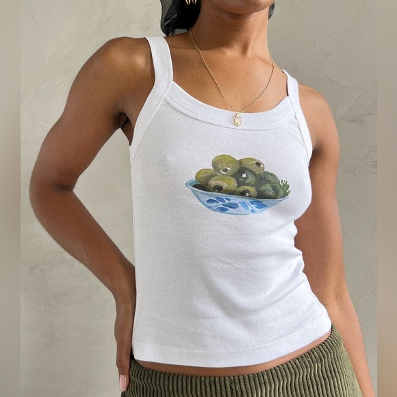 Lisa Says Gah | Tops | Nwt Lisa Says Gah Harley Tank Olive Bowl 2xl ...